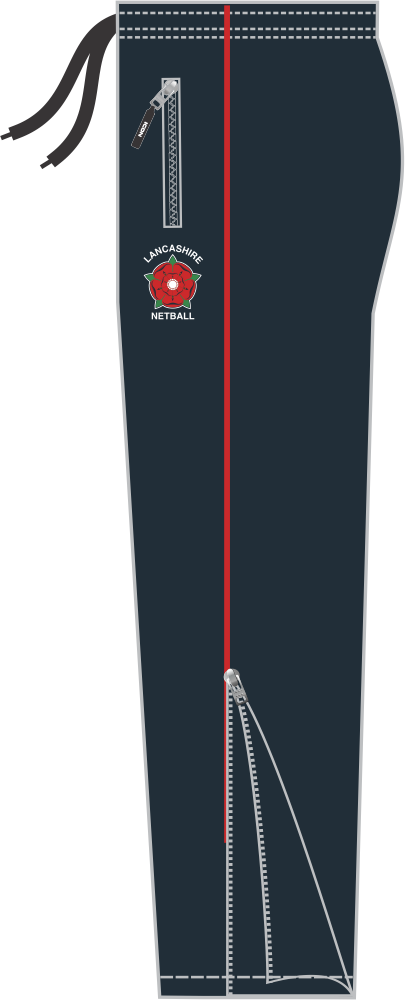 LANCASHIRE COUNTY NETBALL STADIUM TRACK PANT - JUNIOR