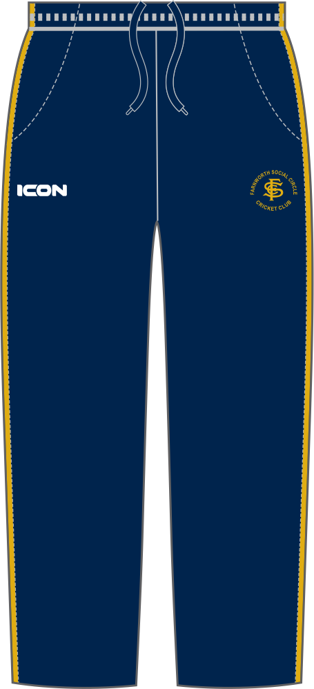FARNWORTH SOCIAL CIRCLE CRICKET CLUB ACADEMY CRICKET TROUSER - SENIOR