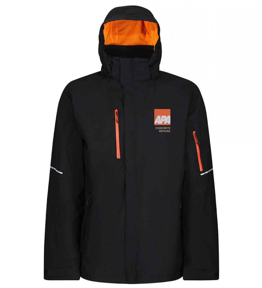 APA CONCRETE REPAIRS SHELL JACKET - BLACK