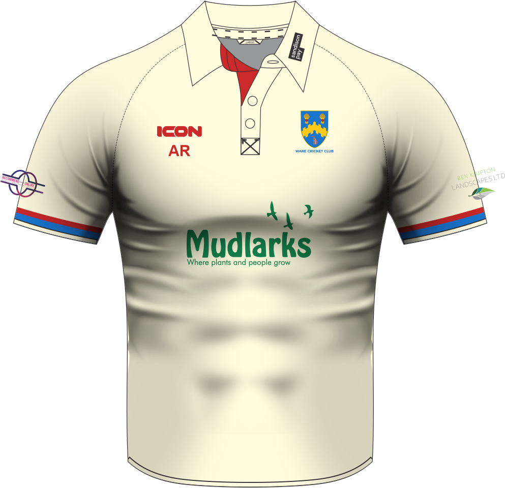 WARE CRICKET CLUB 2024 MATCH + CRICKET SHIRT S/S - SENIOR